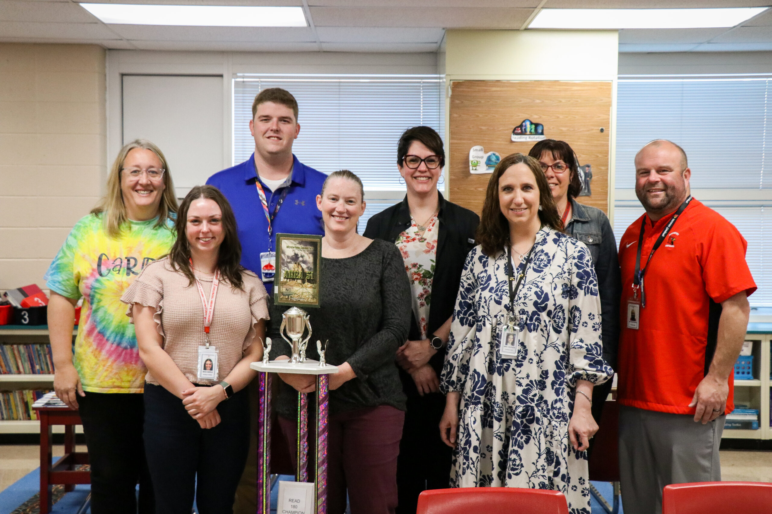 Mrs. Barton Wins HMH 180 Award - Southport Middle School